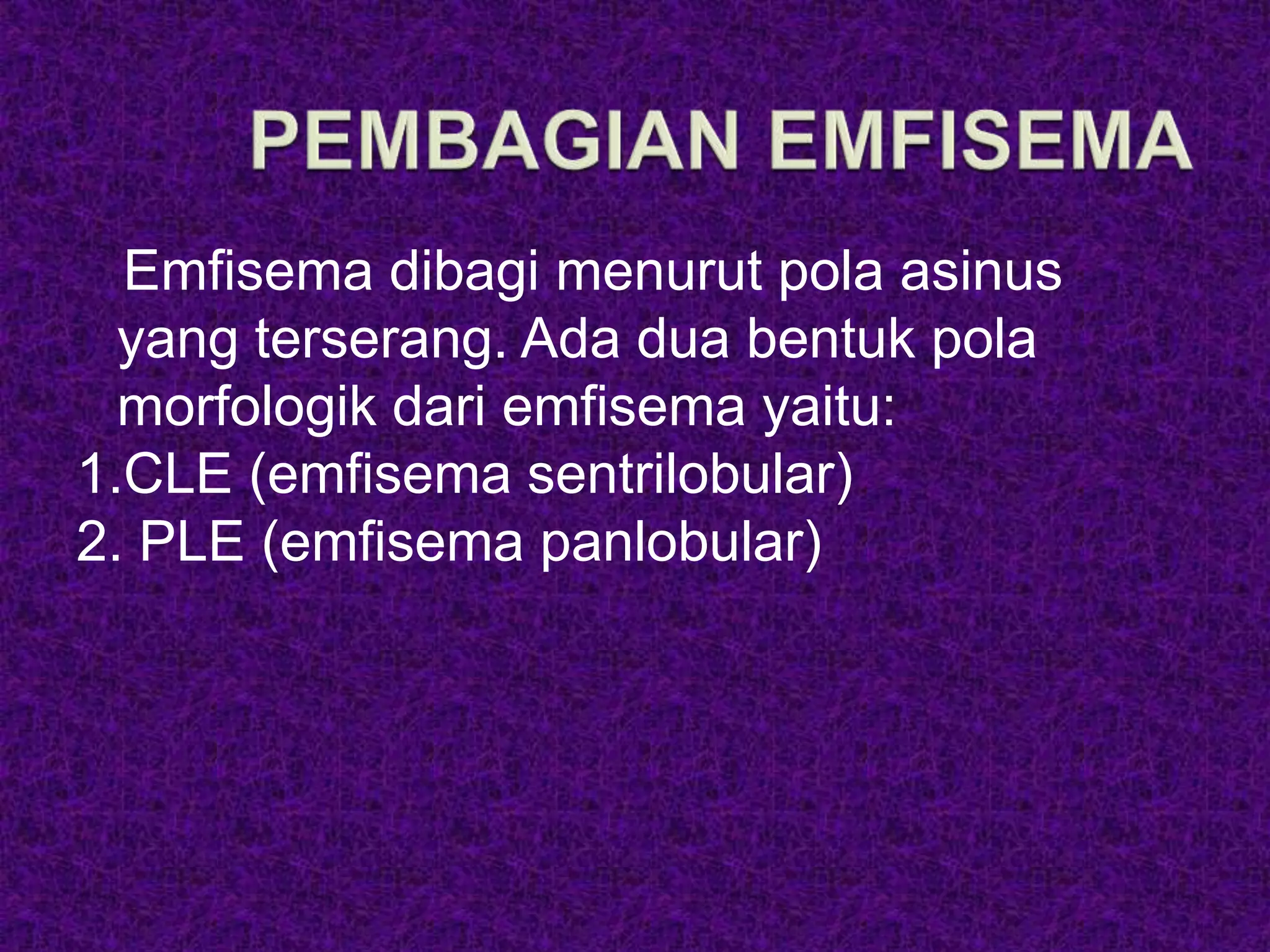 Ppt enfisema nura hasina | PPTX