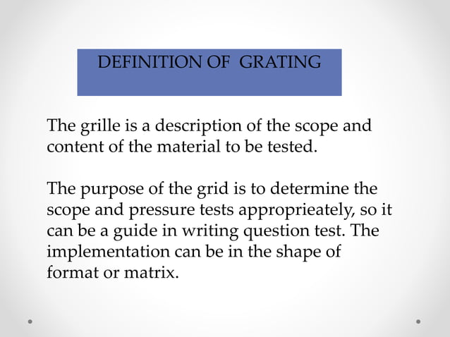 DEVELOP OF GRATING (SUMARTI) | PPT