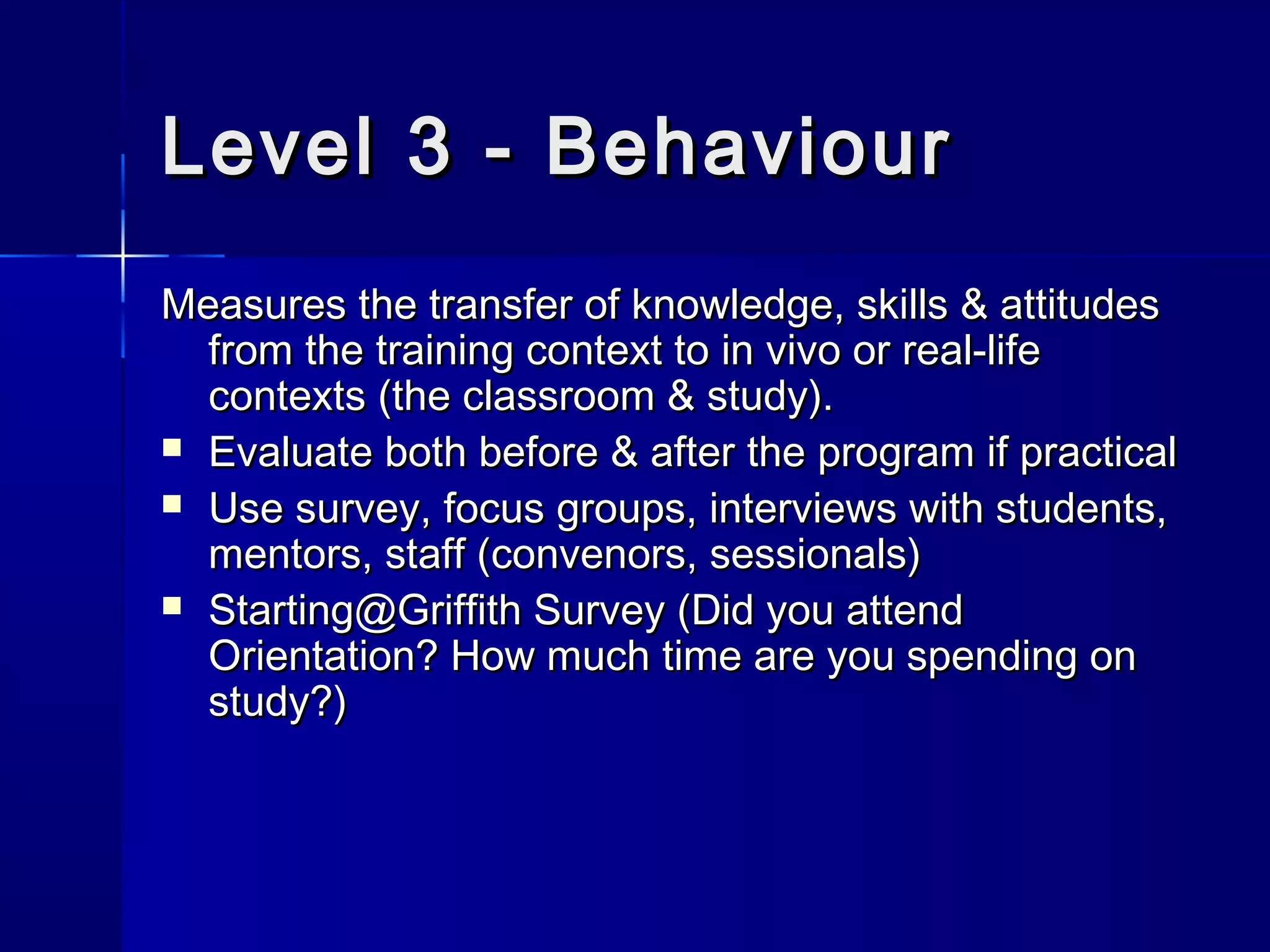 KIRKPATRICK MODEL OF EVALUATION (LEO CHANDRA) | PPT