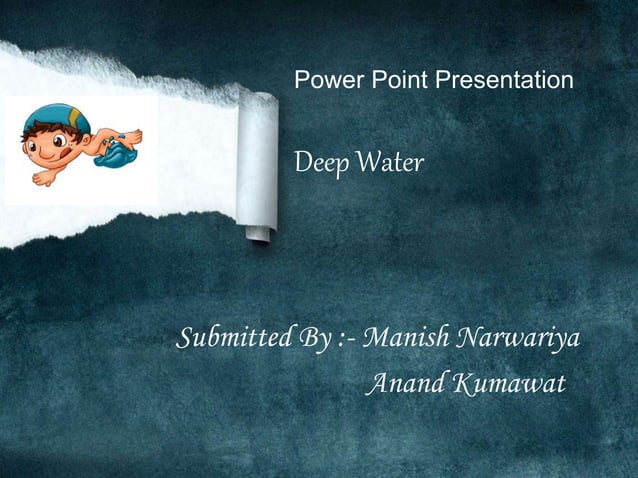 Chapter :-3 Deep Water - William Douglas | PPTX | Waterskiing and ...