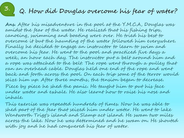 Chapter :-3 Deep Water - William Douglas | PPTX | Waterskiing and Wakeboarding | Extreme Sports