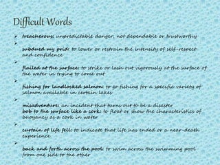 Chapter :-3 Deep Water - William Douglas | PPTX