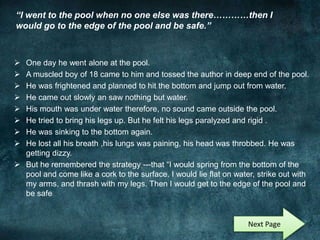 Chapter :-3 Deep Water - William Douglas | PPTX