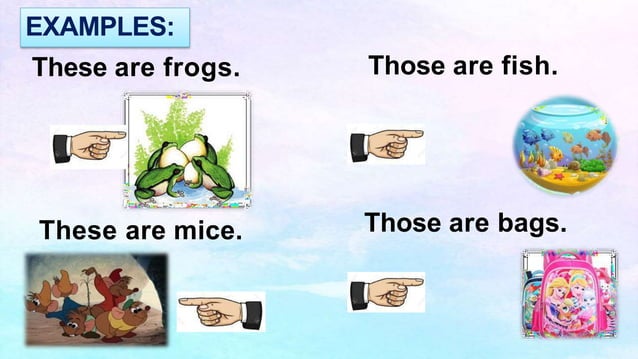 PPT Demonstrative Pronouns (These, this, that, those) | PPTX