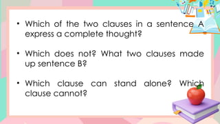 Use various types and kinds of sentences for effective communication of ...