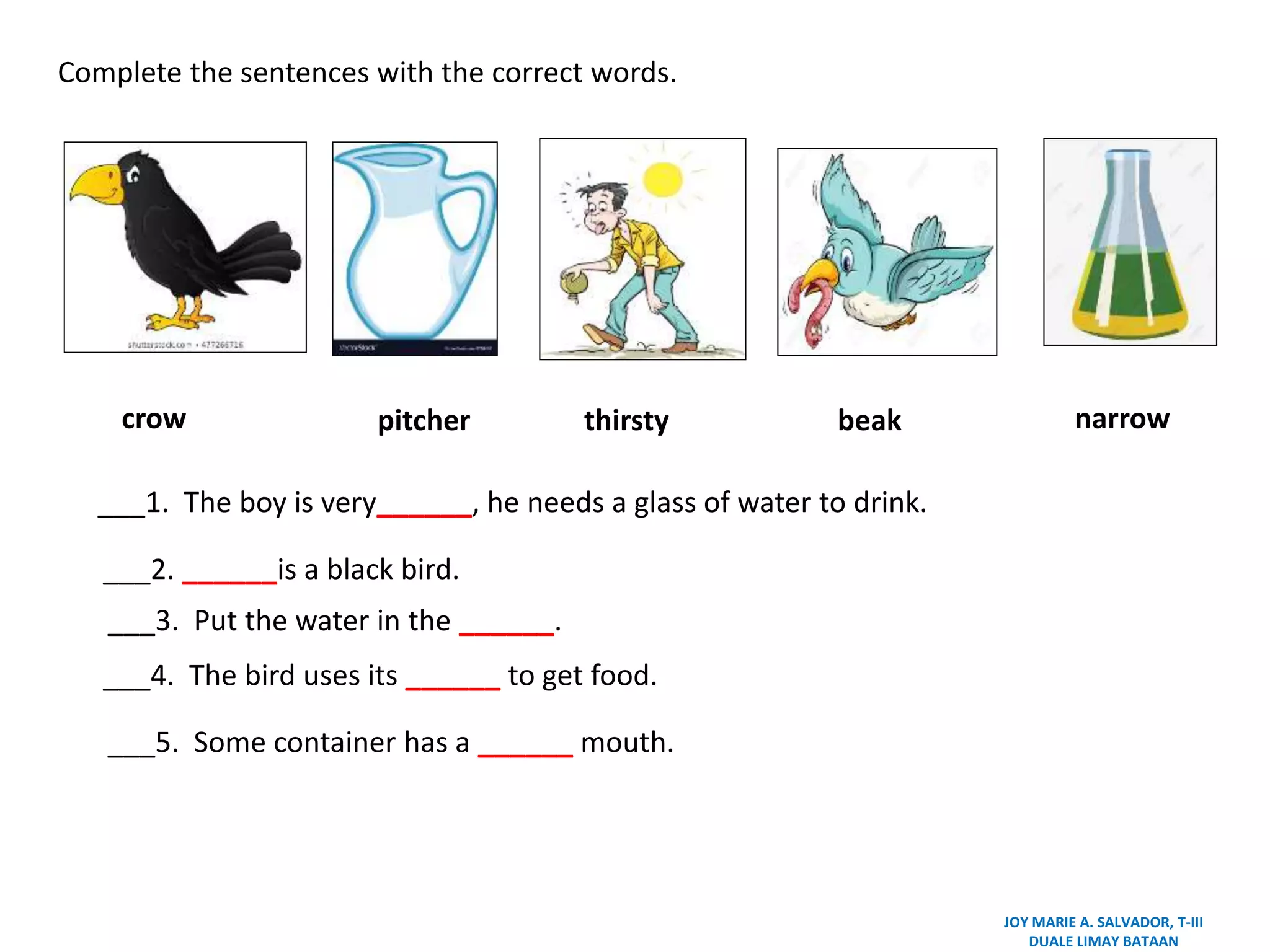 Ppt english 3 q1w1 day1 5 | PPTX