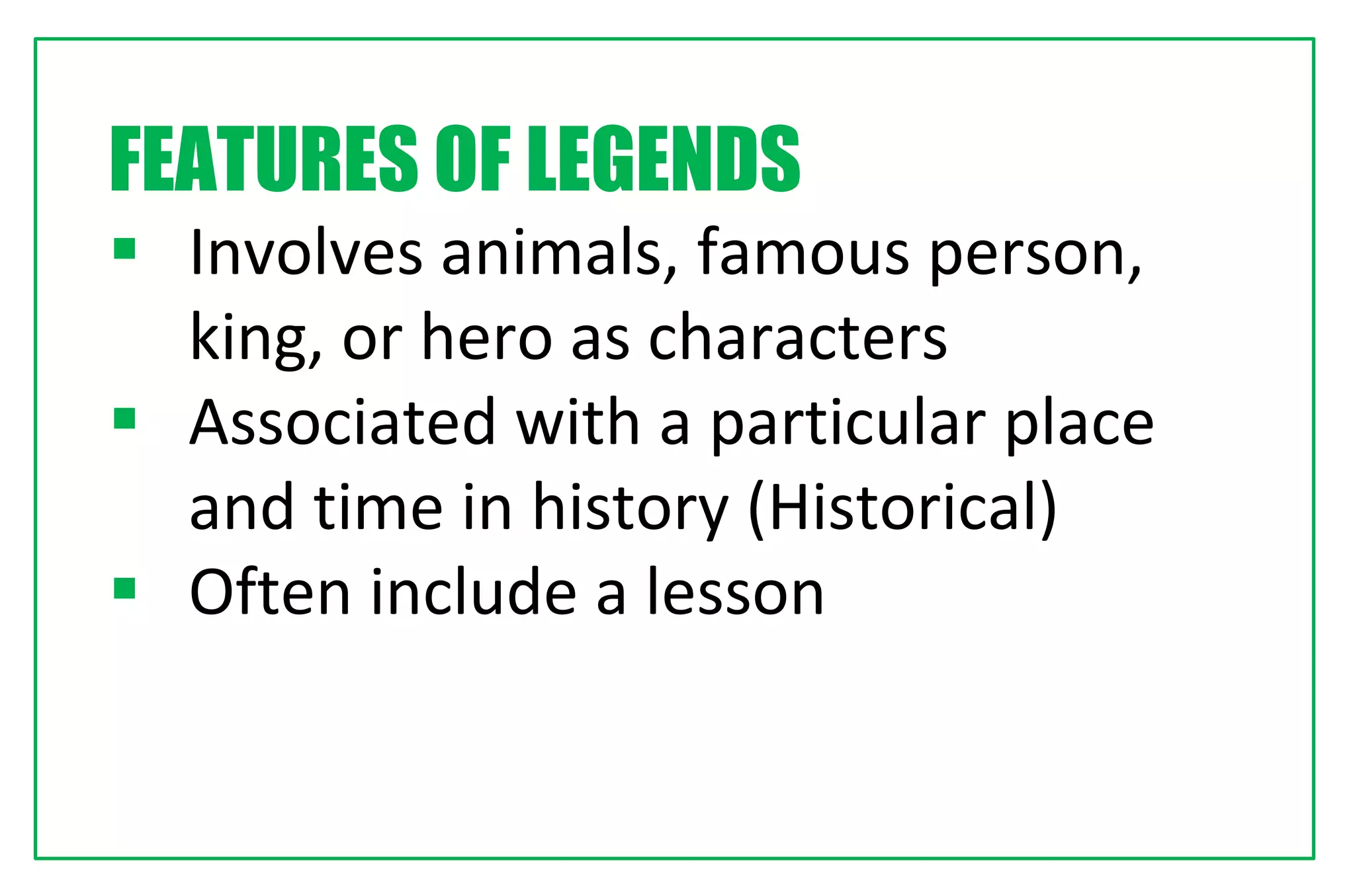 PPT_English 7_Q1_W2-1 (Distinguishing Features of Proverbs, Myths, and ...