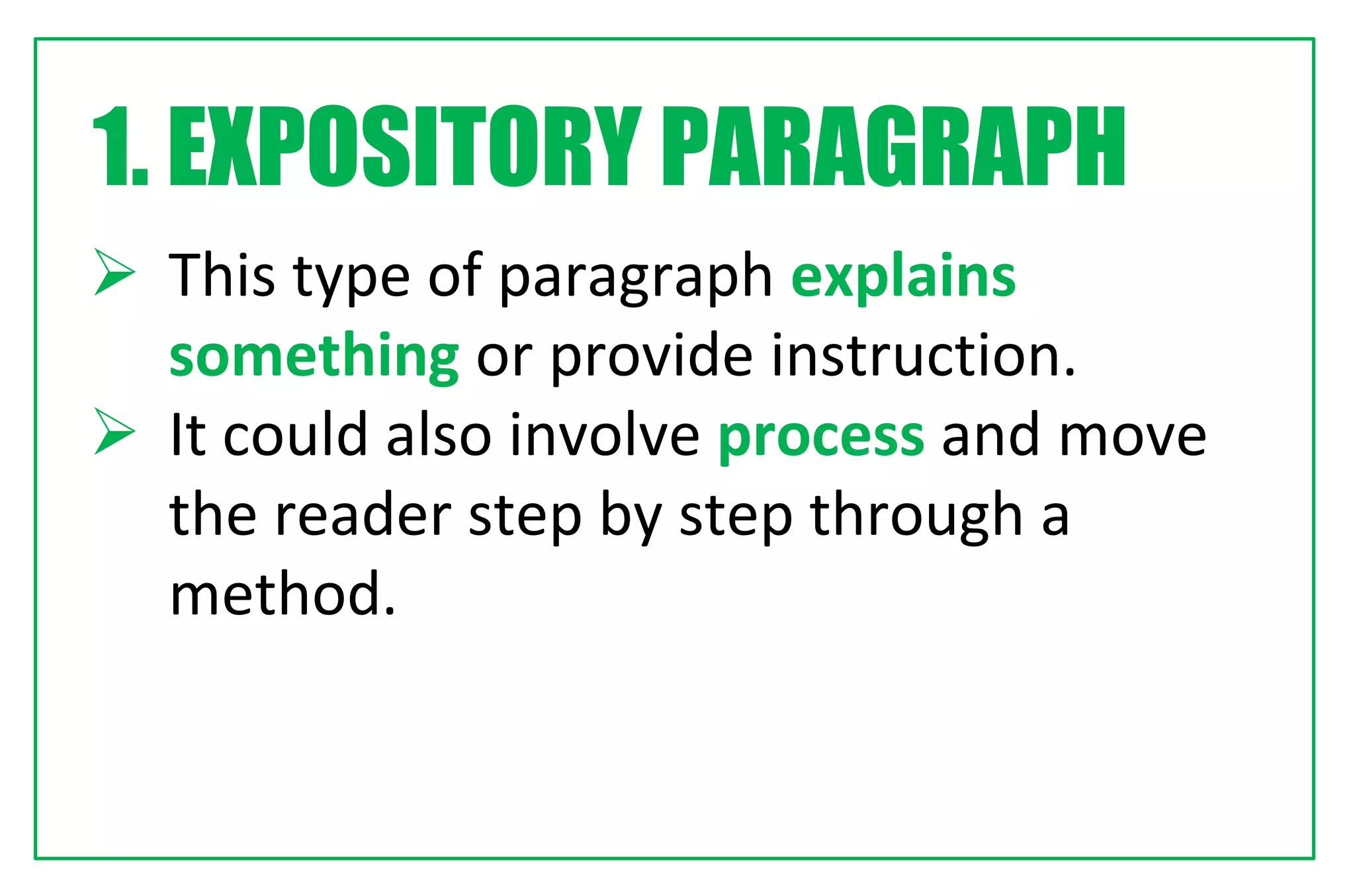 PPT_English 7_Q1_W6-1 (Features, Kinds, and Parts of a Paragraph).pptx