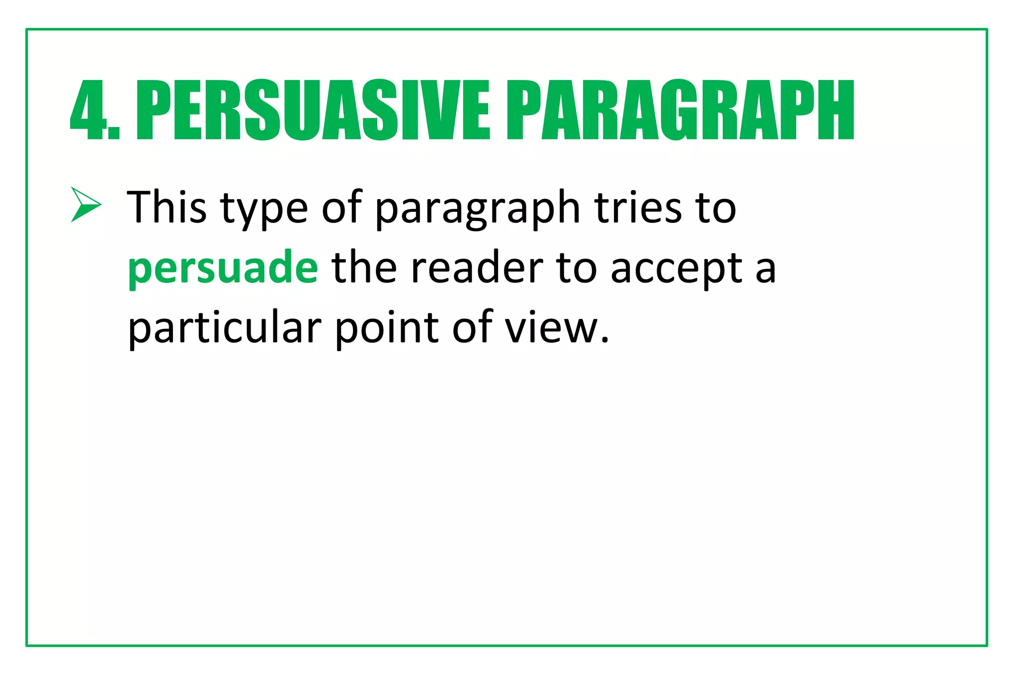 PPT_English 7_Q1_W6-1 (Features, Kinds, and Parts of a Paragraph).pptx