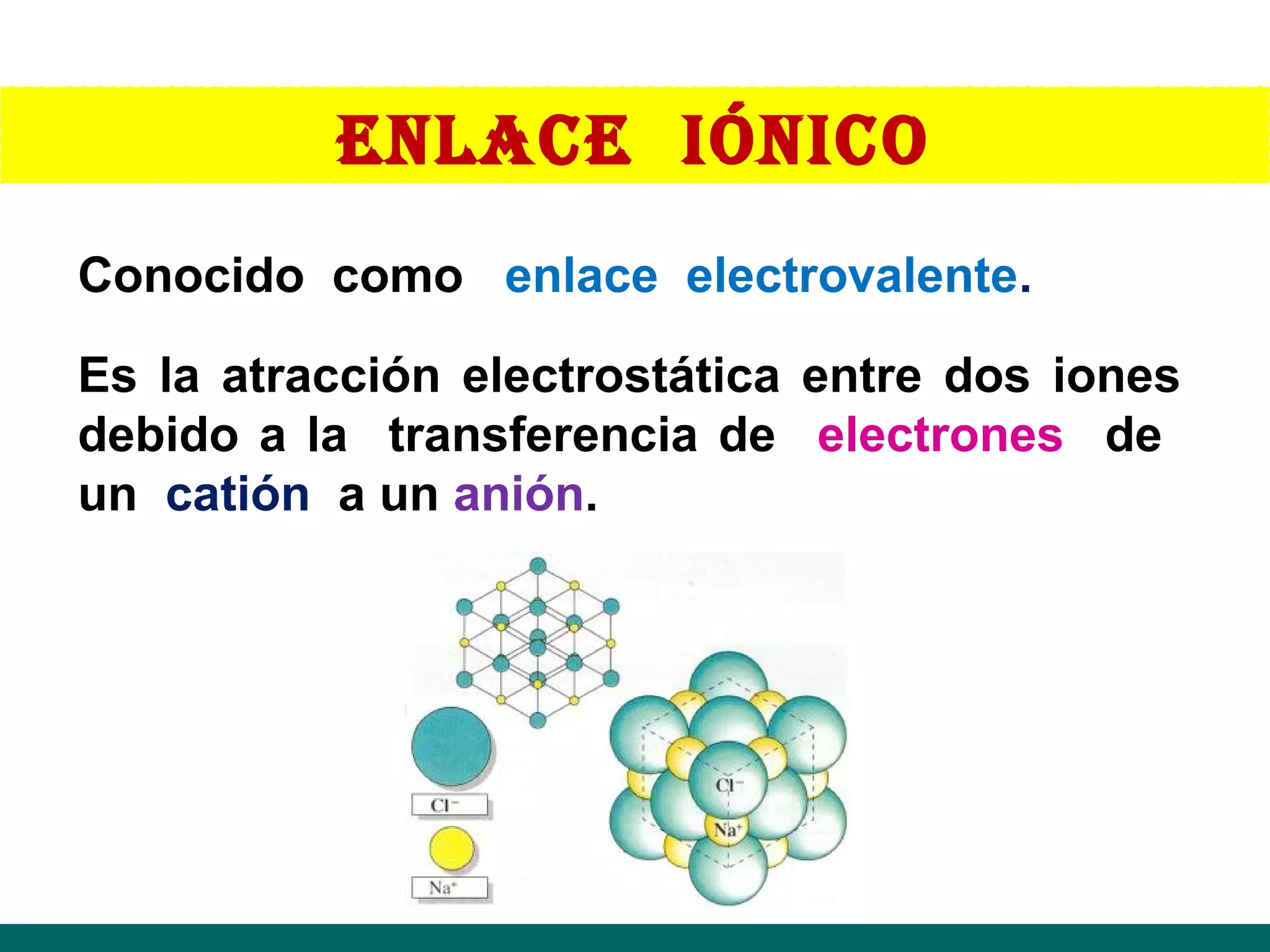 Ppt enlace ionico | PPT