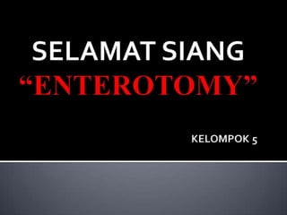 Ppt enterotomy | PPT