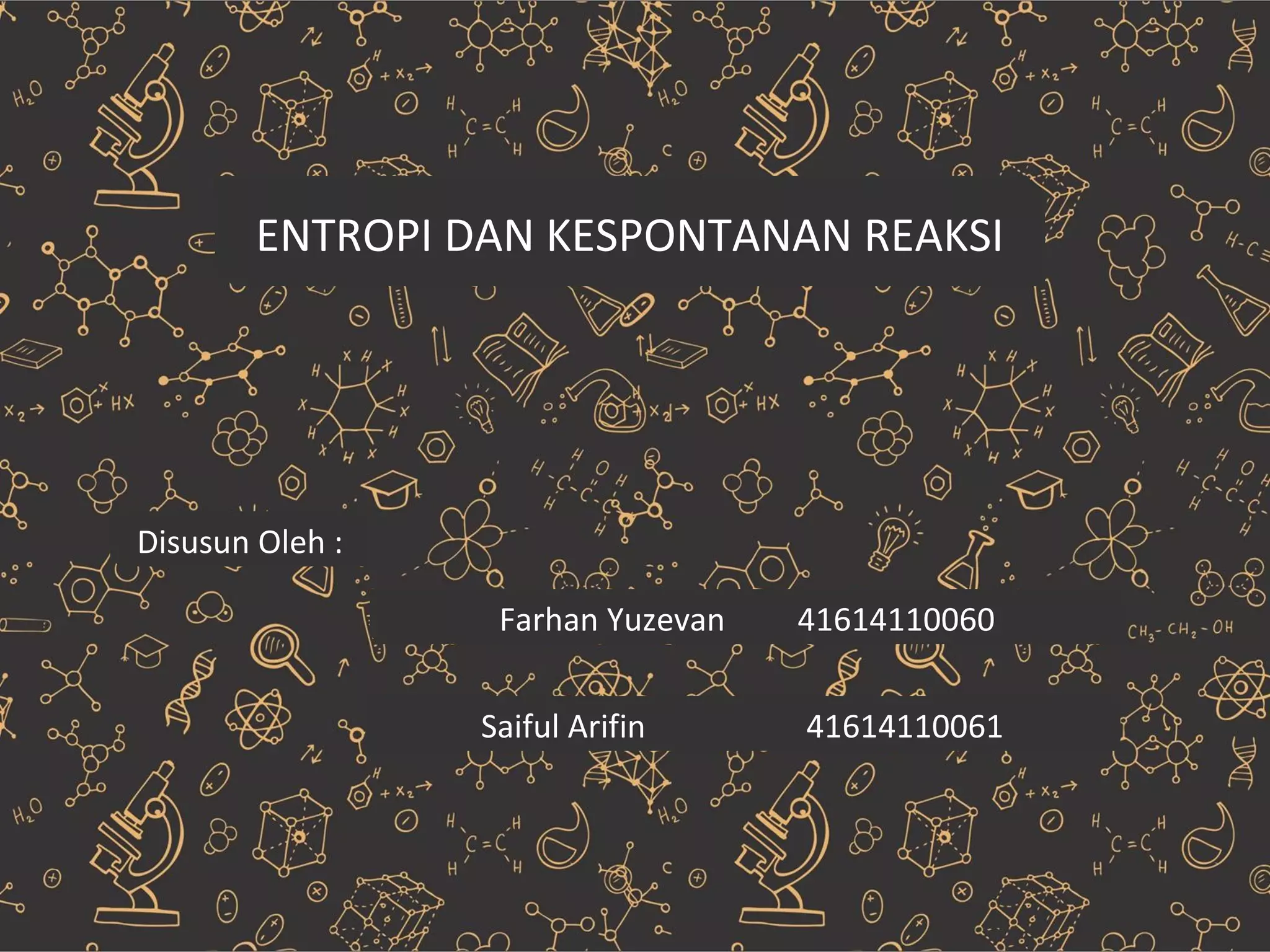 Ppt entropi dan kespontanan | PPT