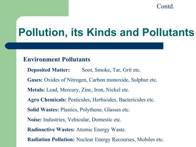 Environmental Pollution, protective measures of pollution | PPT
