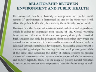 Environment and Public Health | PPTX