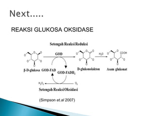 Aplikasi enzim glukosa oksidase | PPT