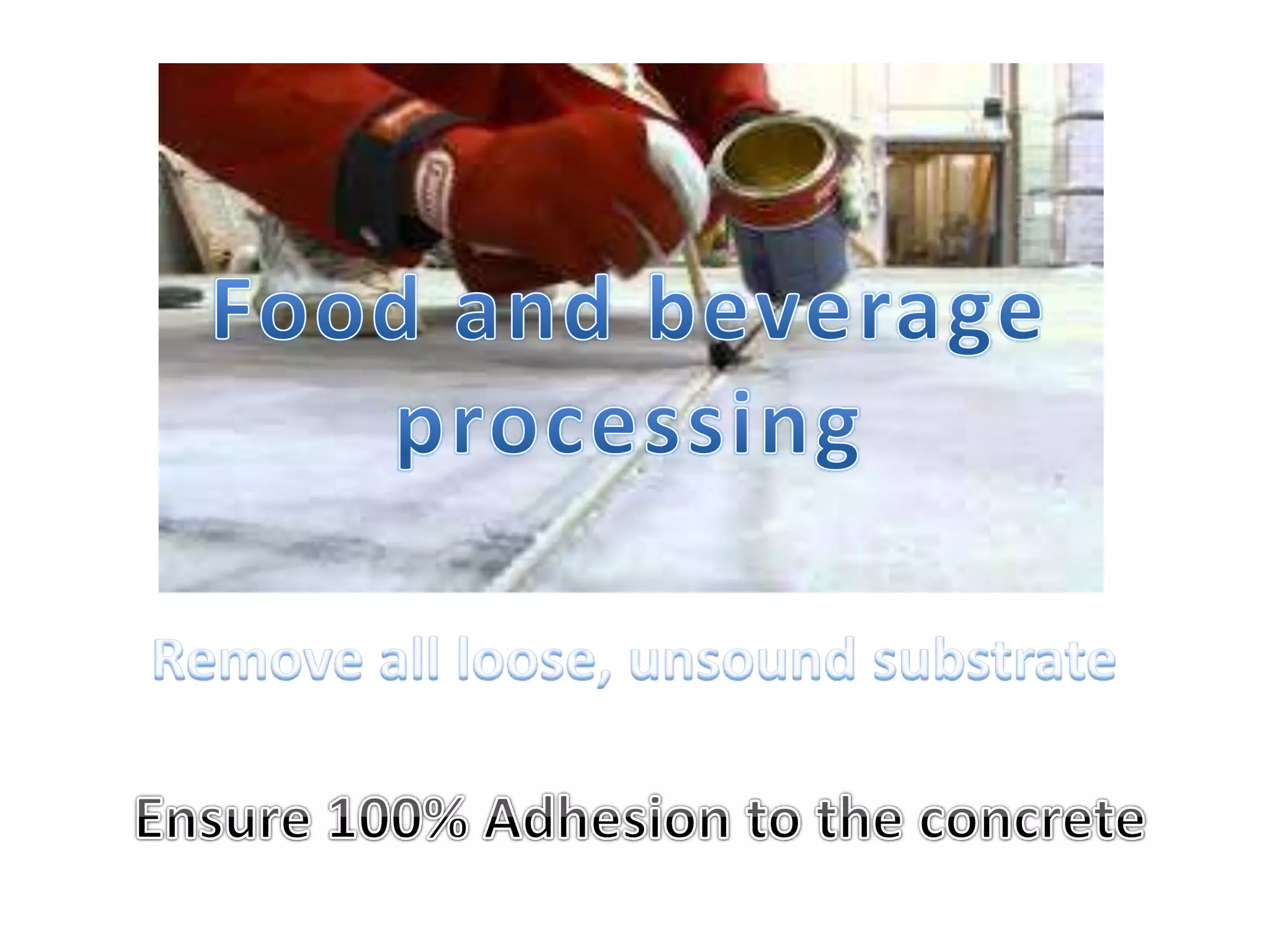 Food processing floor | PPT
