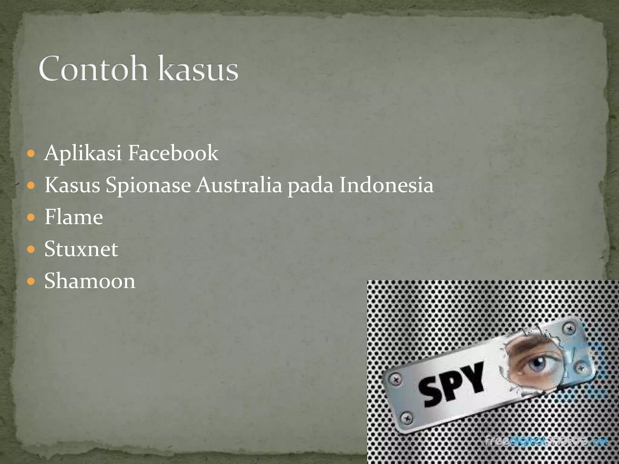 EPTIK - Cyber Espionage | PPTX