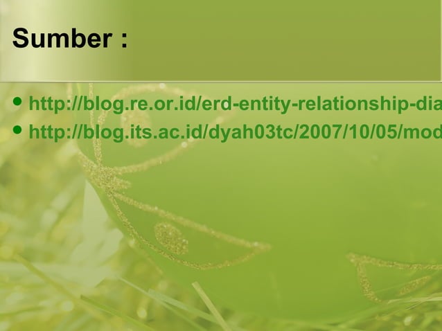 Pengertian ERD | PPT