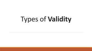 ppt Establishing the Validity and Reliability of a Research Instrument.pptx