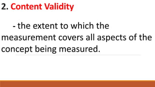 ppt Establishing the Validity and Reliability of a Research Instrument.pptx