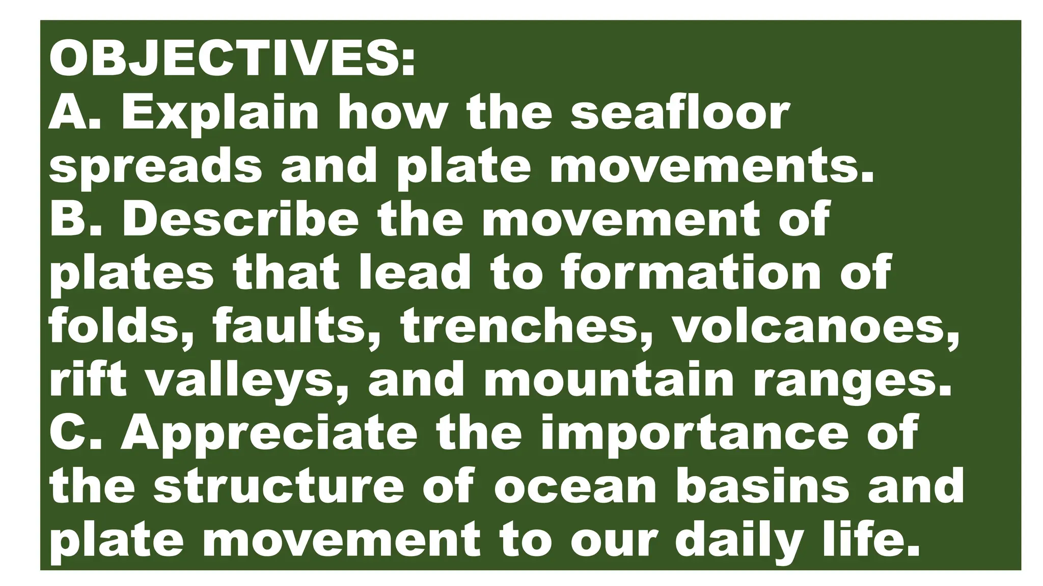 PPT ES THE STRUCTURE AND EVOLUTION OF OCEAN BASINS,.pptx