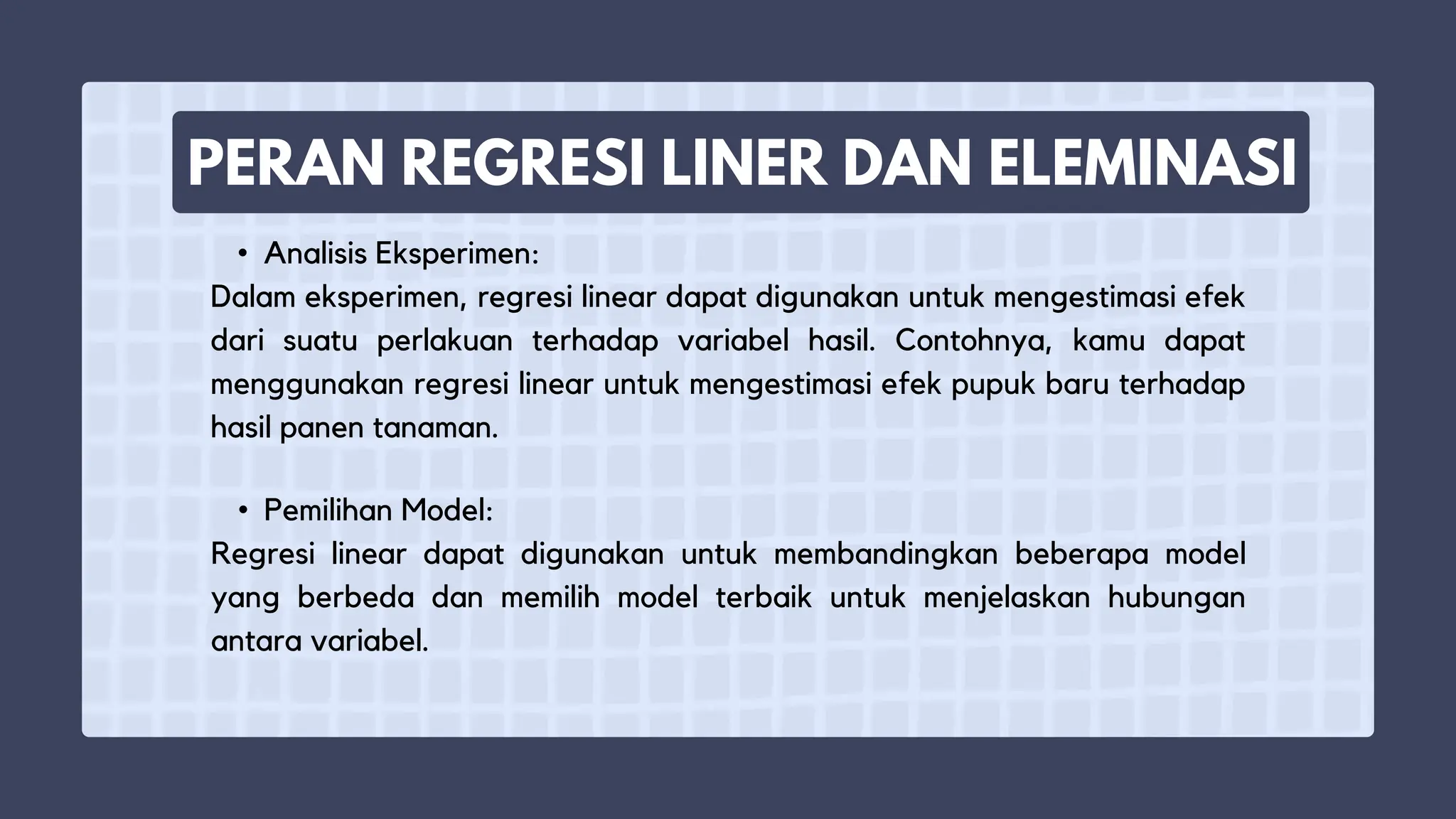 ppt estimasi dalam regresi linier sederhana | PPTX