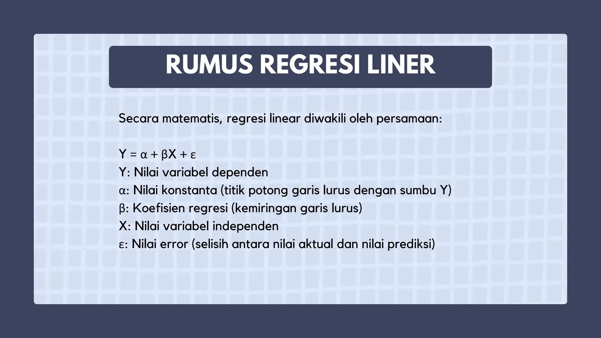 ppt estimasi dalam regresi linier sederhana | PPTX
