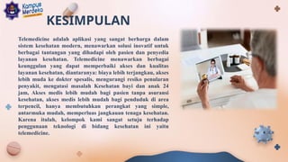 PPT ETIKA HUKUM KESEHATAN KEL. 4 (pro telemedicine).pptx