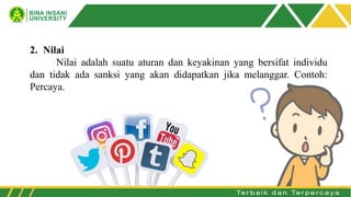 Ppt etika sosial_media | PPTX