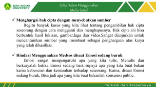 Ppt etika sosial_media | PPTX