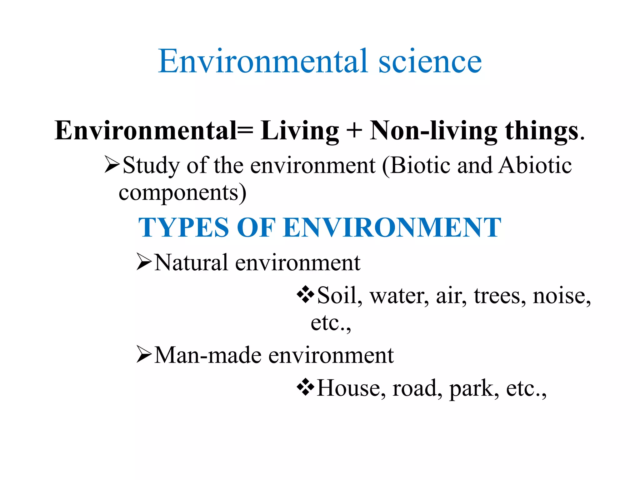 environment , ecosystem and biodiversity | PPTX