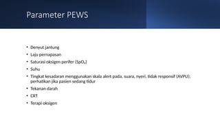 Pediatric early warning score PEWS testing | PPTX
