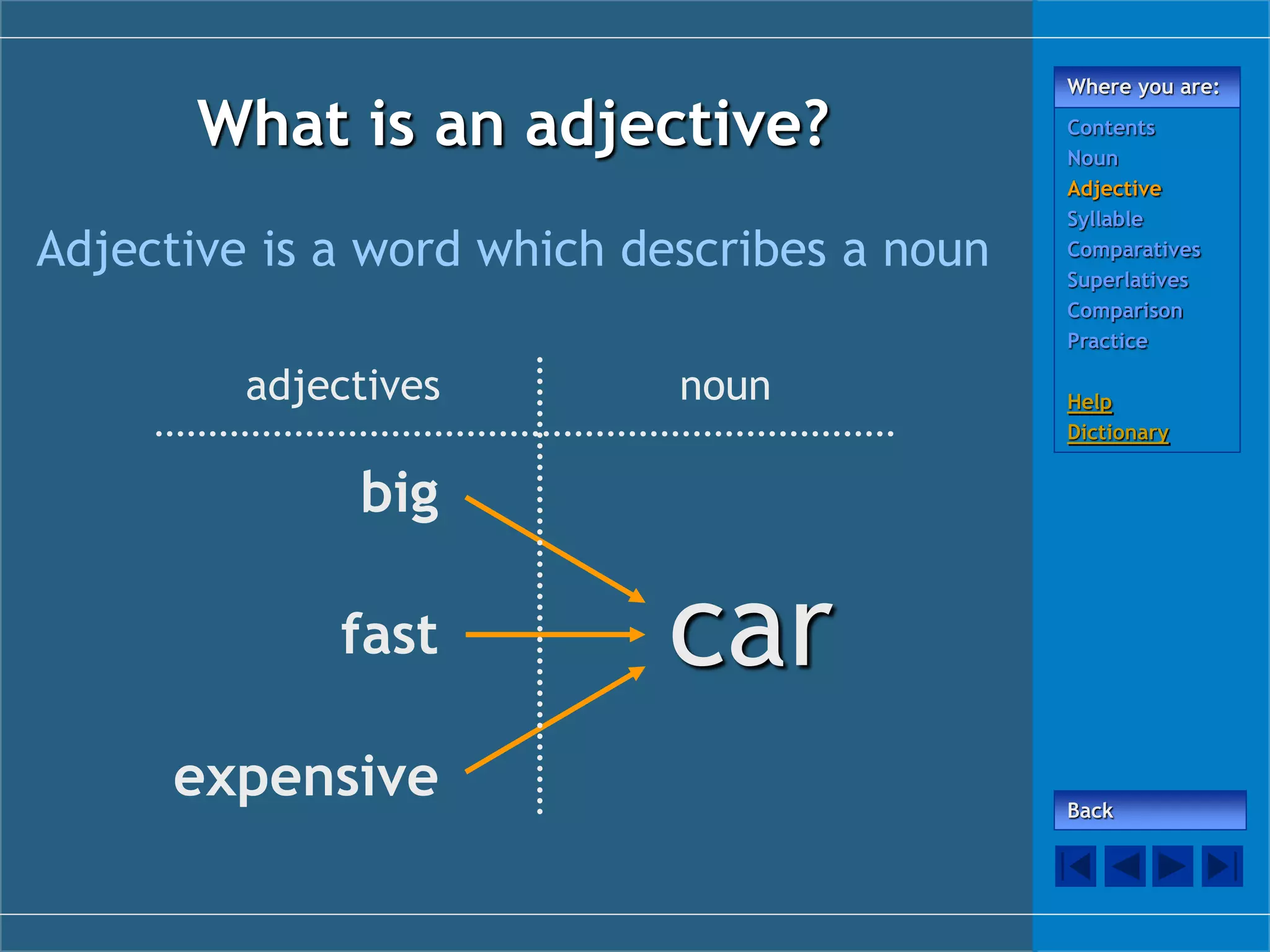 Ppt example adjectives - copy | PPT