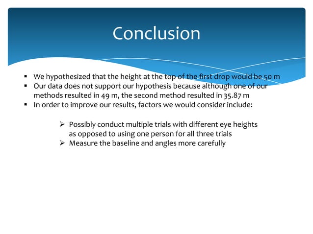 Ppt example great america project | PPTX | Physics | Science