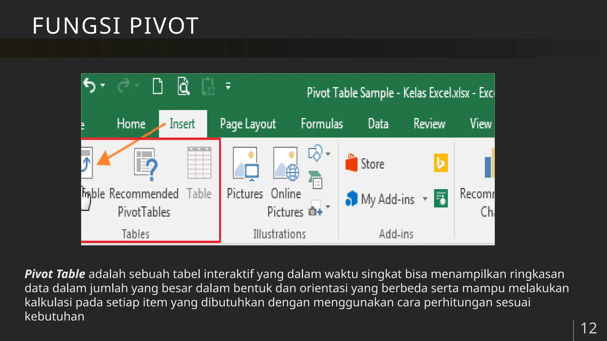 PPT Excel2 (PKAS TABK) optimalisasi excel .pptx