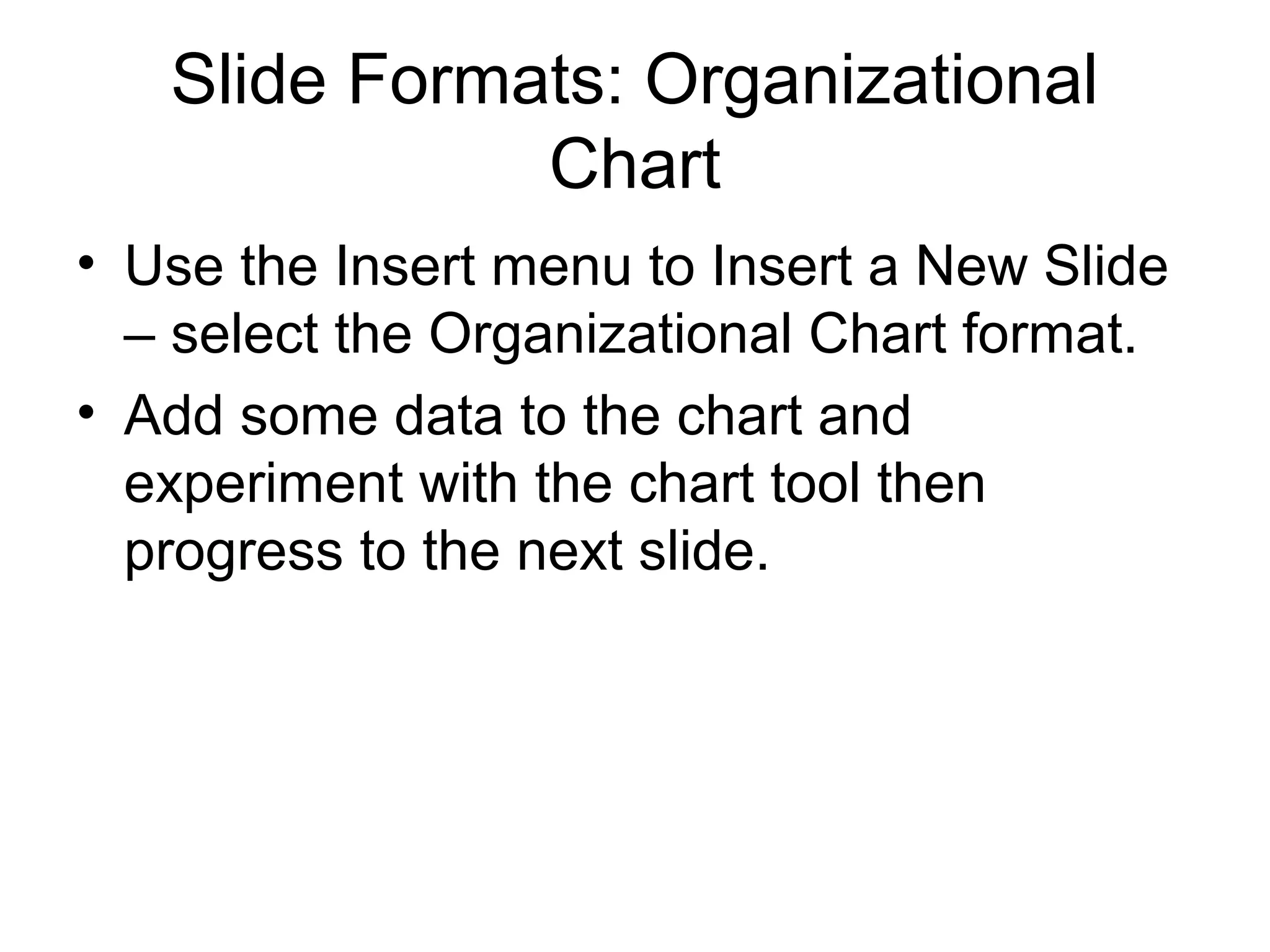 Powerpoint exercise | PPT