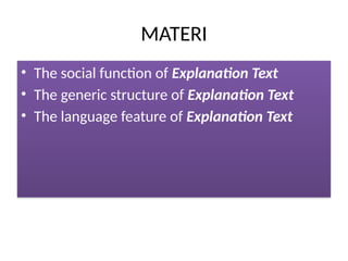 PPT EXPLANATION TEXT FOR CLASS X VOCATIONAL HIGH SCHOOL | PPTX