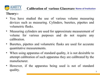 Ppt Exp No-2Calibratio n.ppt