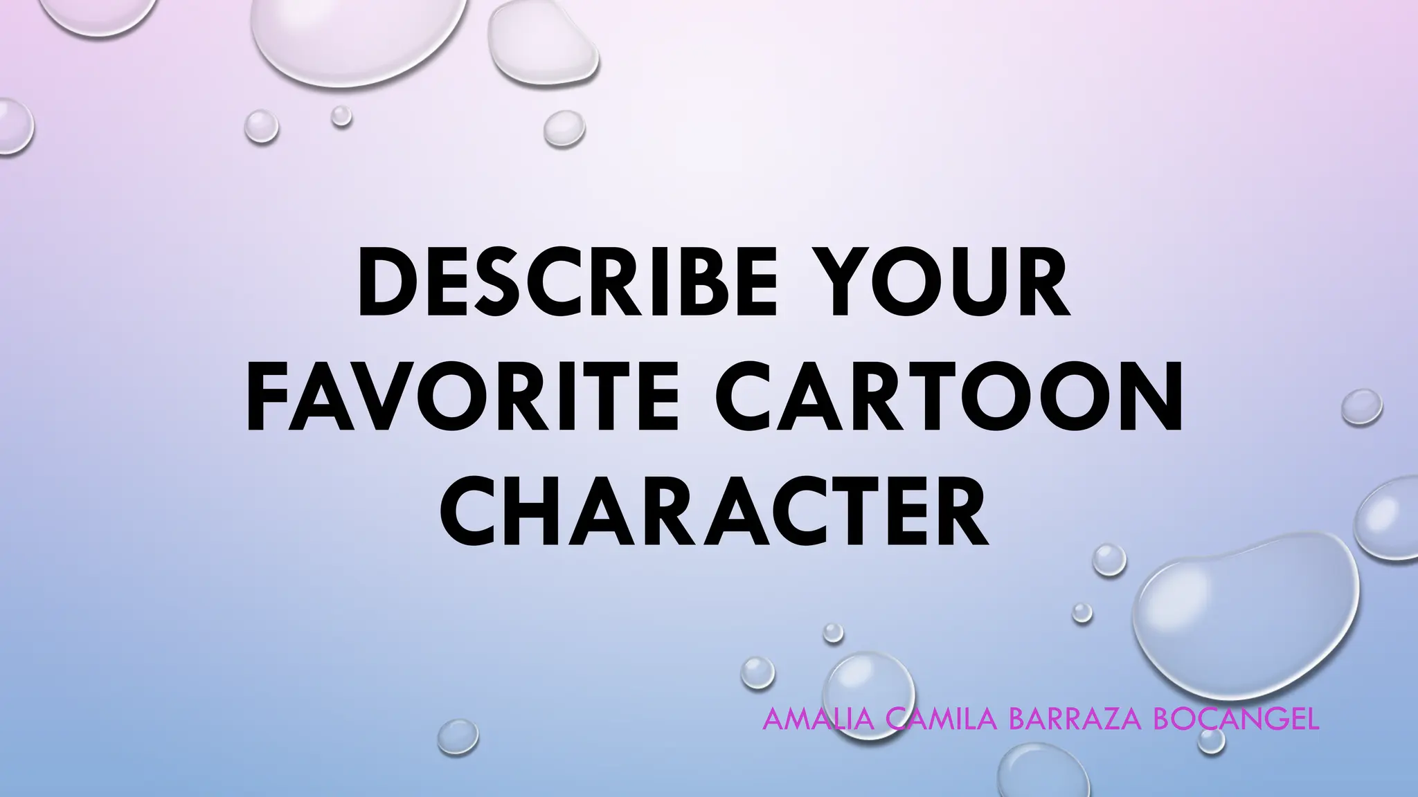 My favorite cartoon character - Rapunzel | PPTX