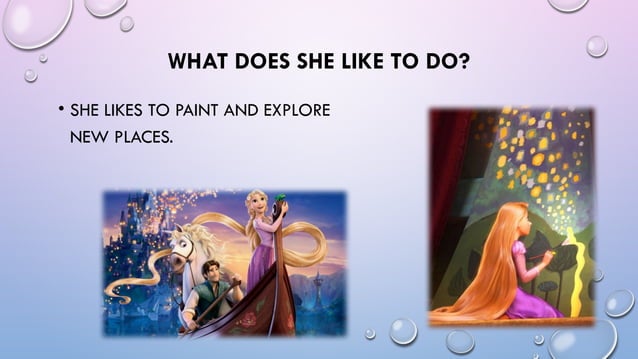 My favorite cartoon character - Rapunzel | PPT