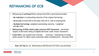 External Commercial Borrowings - Overview | PPTX