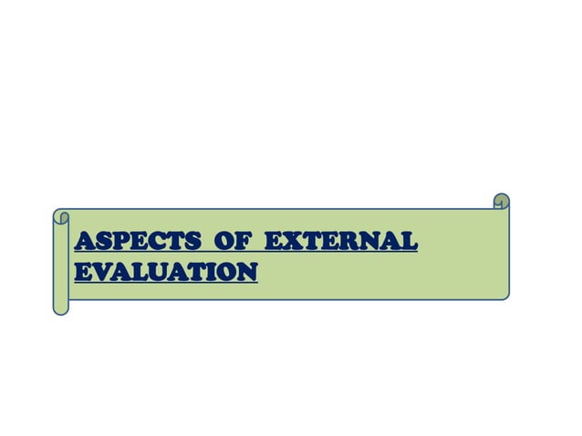 PPT on Extranal Examinition.pptx on Anpt | PPTX