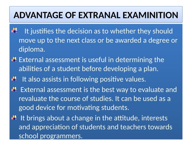 PPT on Extranal Examinition.pptx on Anpt | PPTX