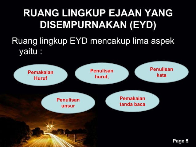 Ejaan Yang Disempurnakan (EYD) | PPTX
