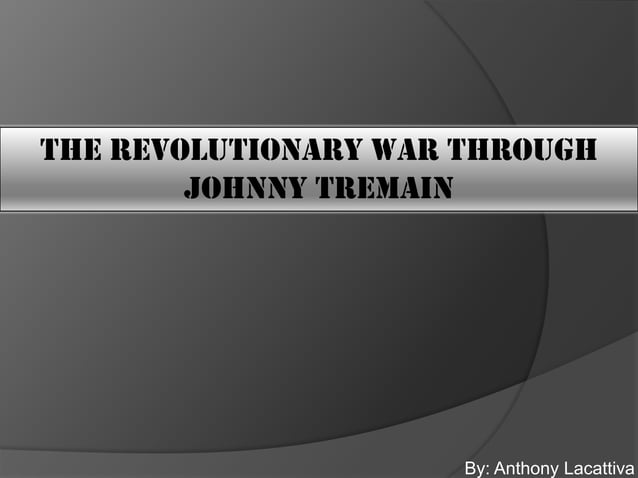 Revolutionary War Powerpoint | PPT