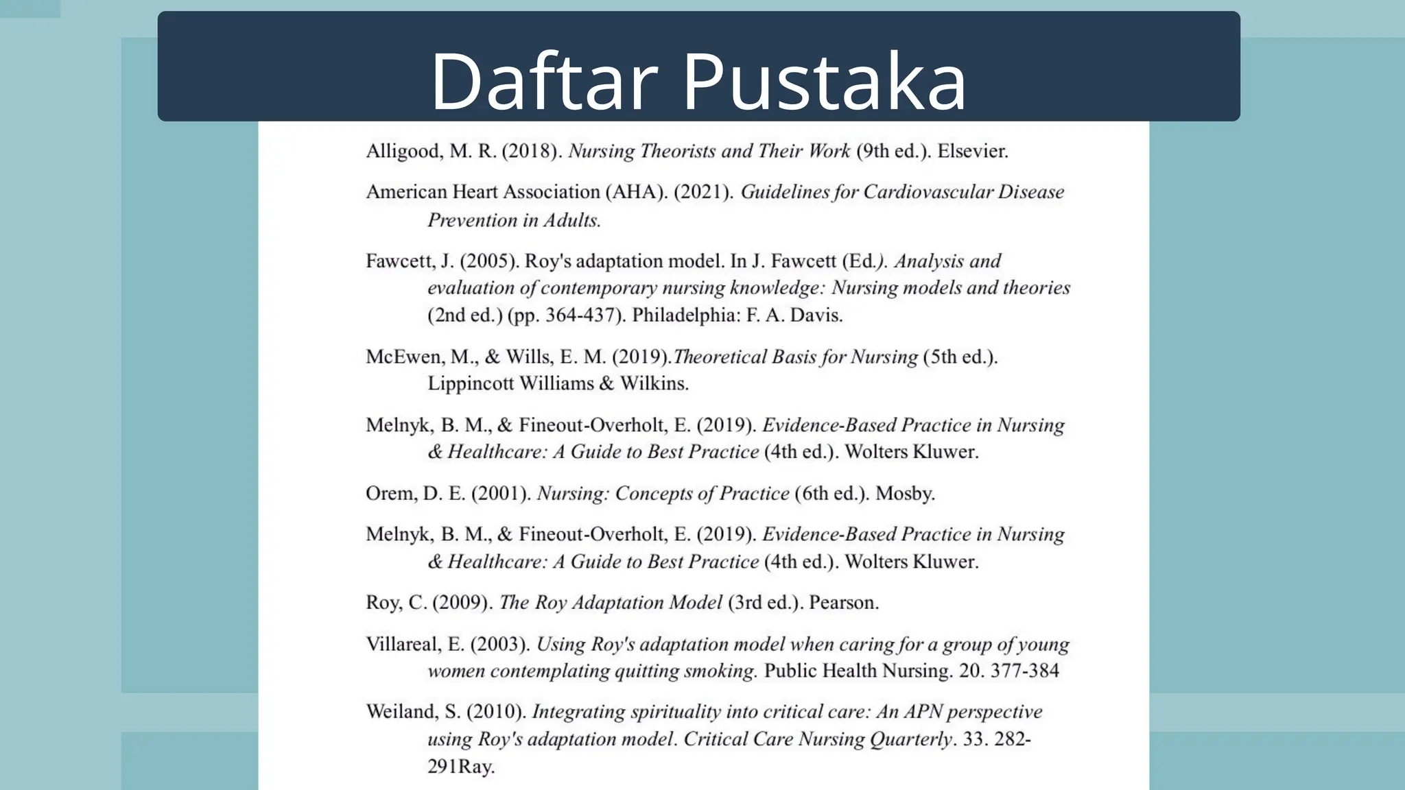 PPT FALSAFAH TEORI OREM & ROY KELOMPOK 4.pptx.pptx