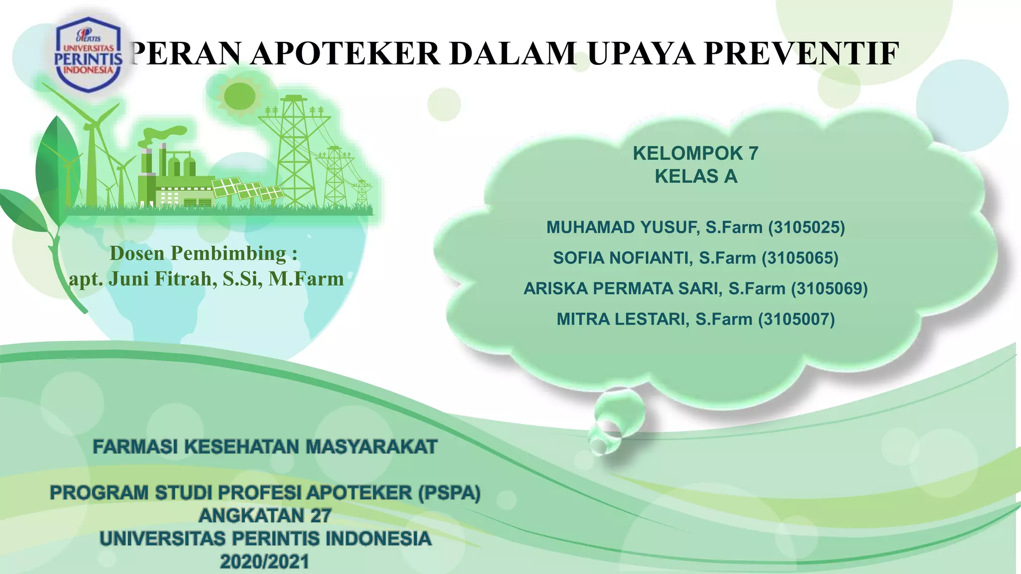 Upaya apoteker dalam (preventif) mencegah penyakit | PPTX