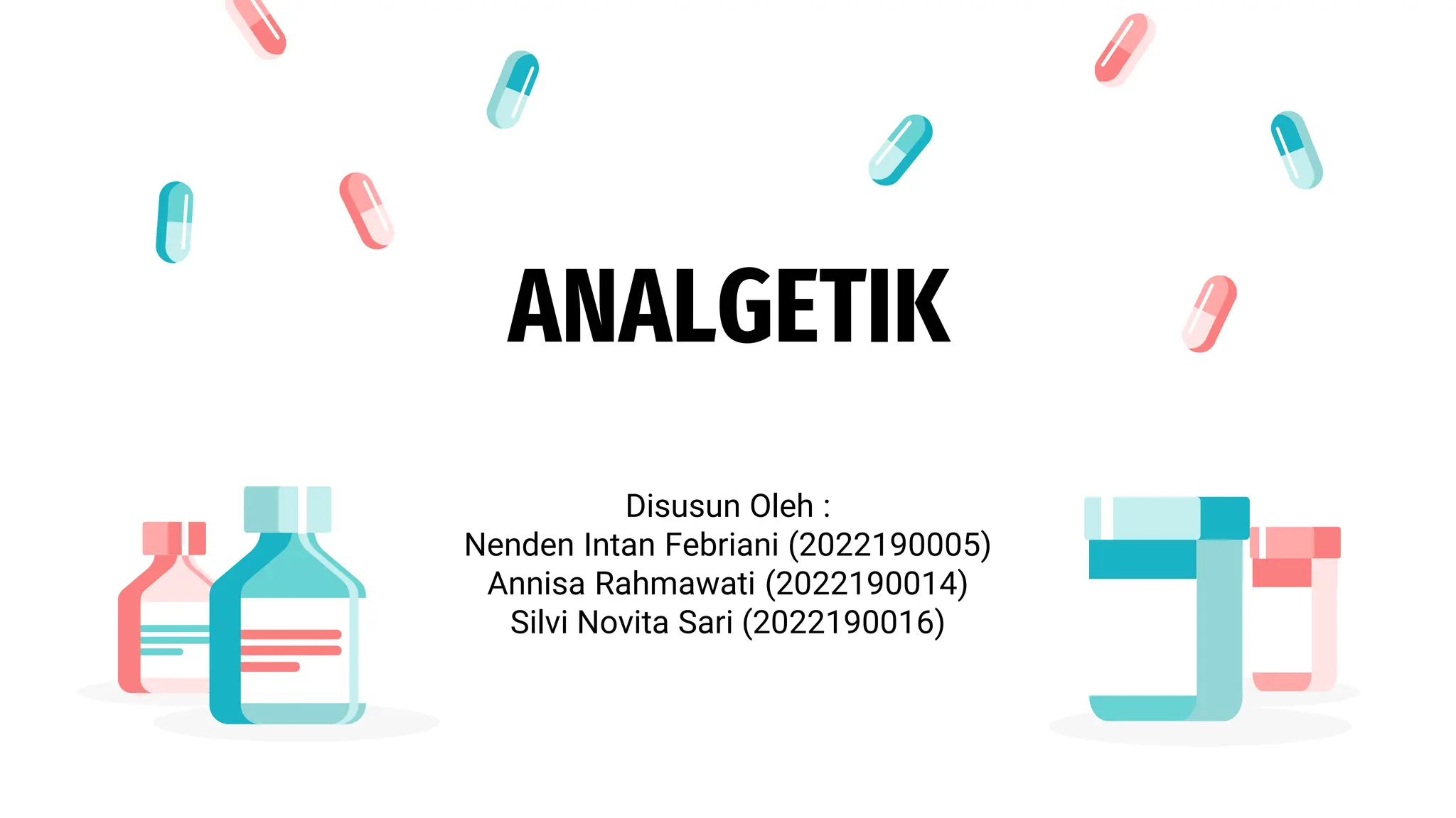 PPT FARMAKOLOGI PADA OBAT ANALGETIK SEMESTER 2 | PPTX