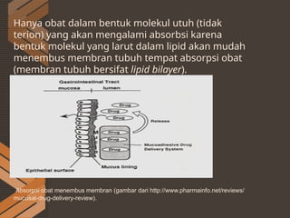 penggunaan absorbsi farmakologi yang baik | PPTX