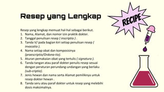 PPT FARMASETIKA RESEP DAN KELENGKAPANNYA.pptx
